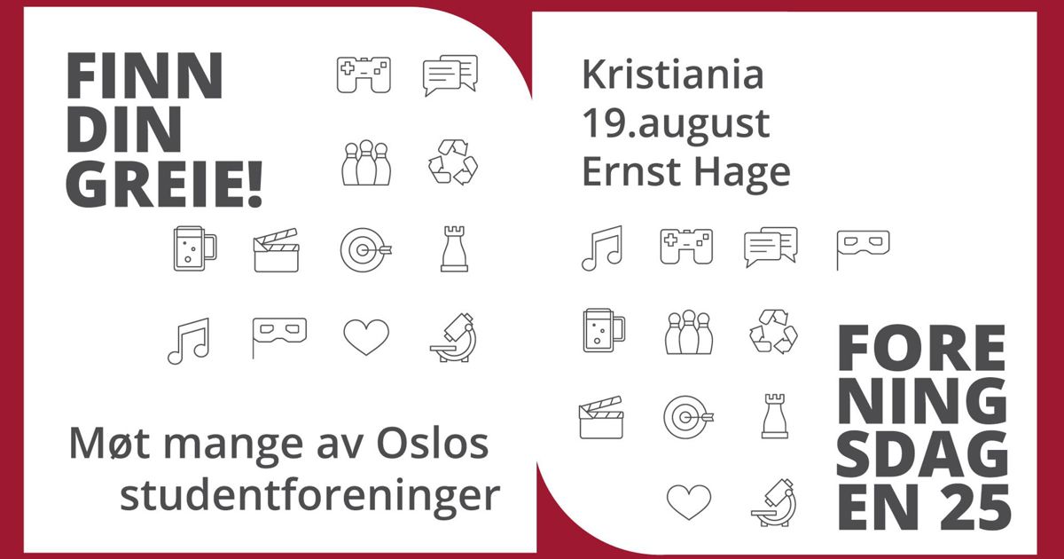 Foreningsdag på Kristiania
